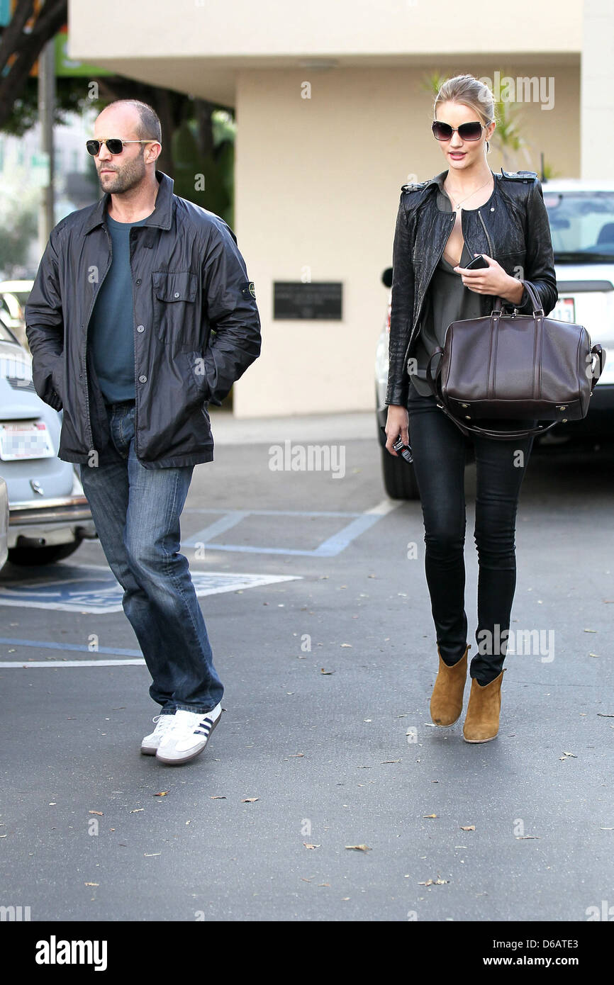 Jason Statham et Jason Statham Guillaume Gallienne laissant Joan's on ...