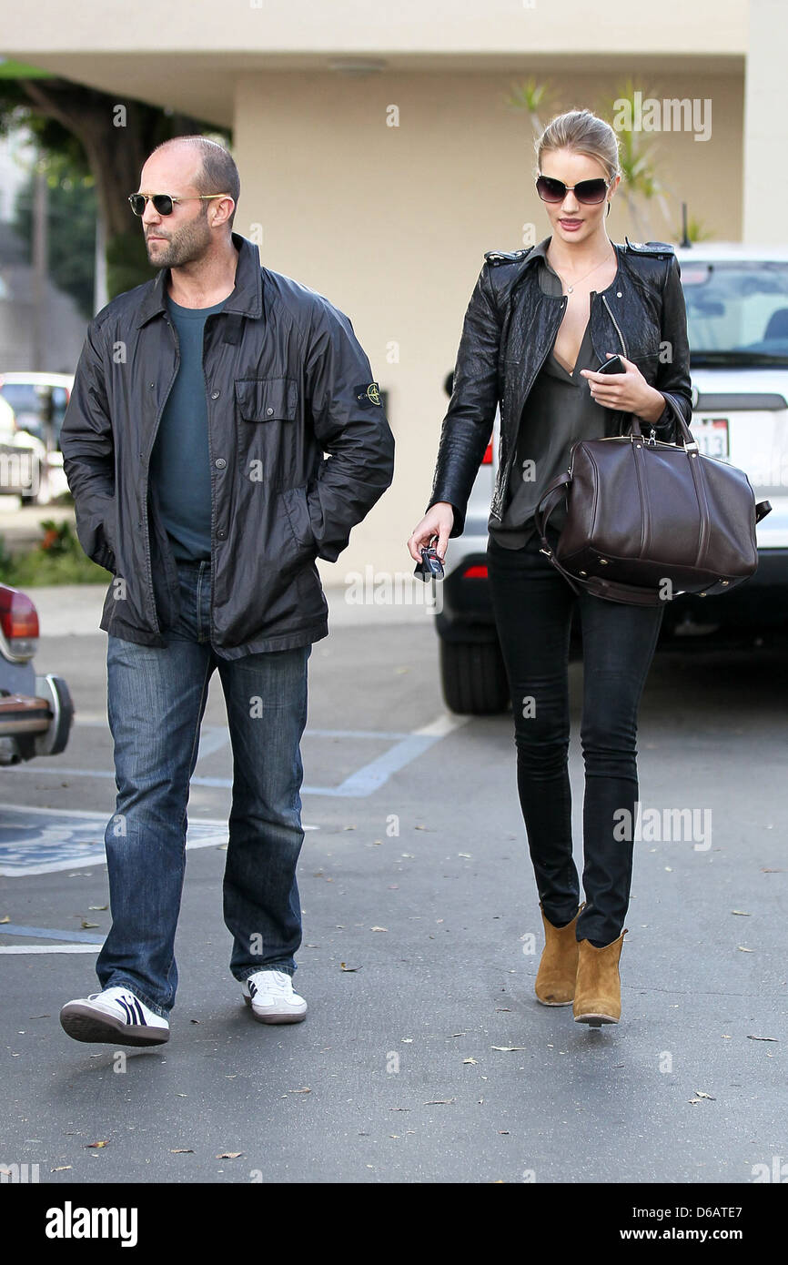 Jason Statham et Jason Statham Guillaume Gallienne laissant Joan's on ...