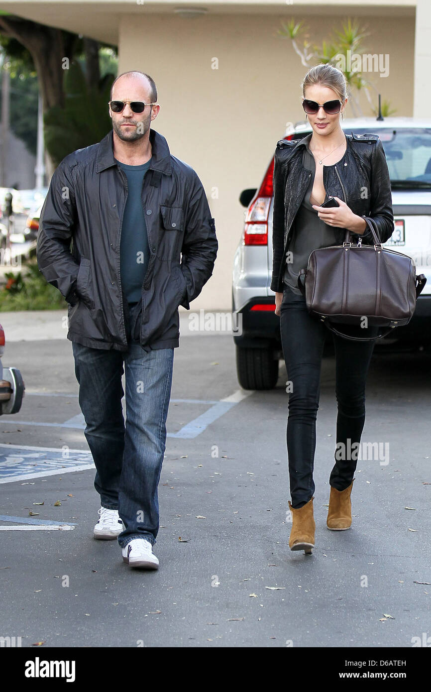 Jason Statham et Jason Statham Guillaume Gallienne laissant Joan's on ...