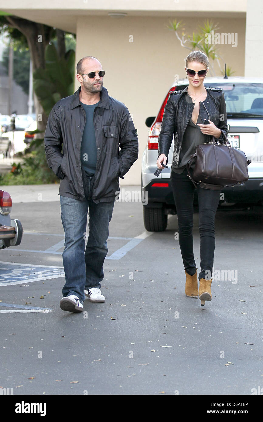 Jason Statham et Jason Statham Guillaume Gallienne laissant Joan's on ...