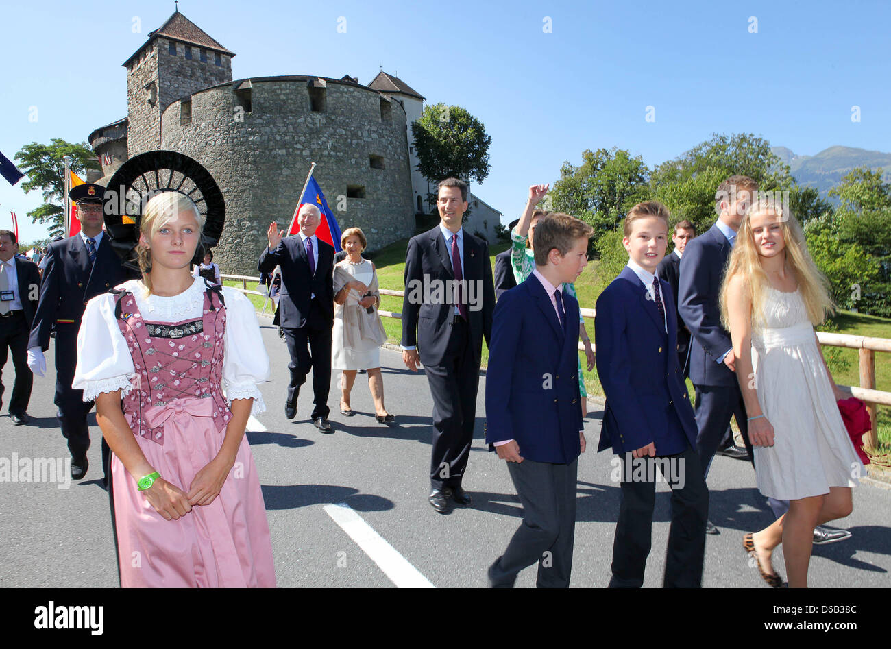 Le Prince Hans-Adam II et de la princesse Marie von und zu ...