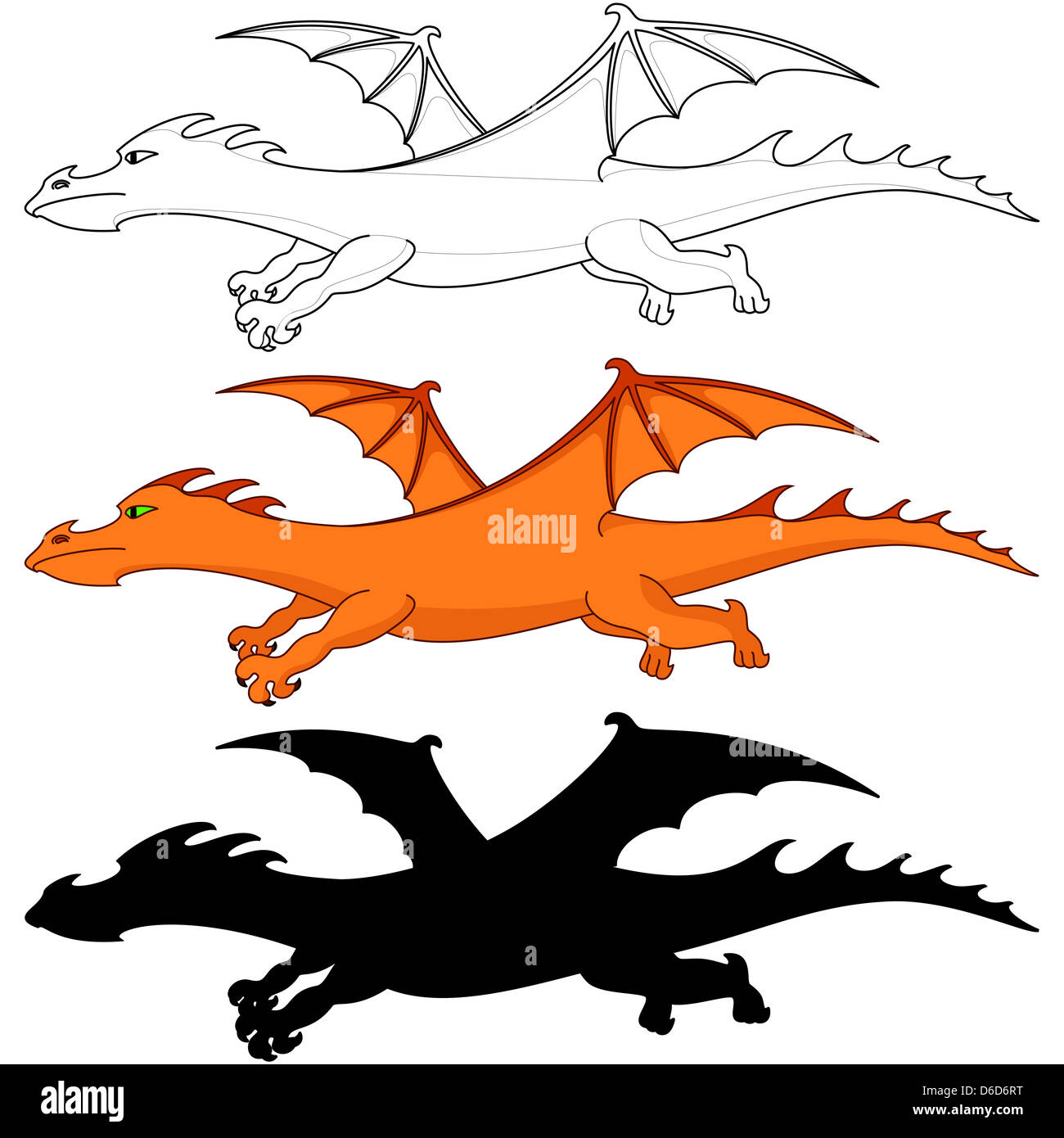 Queue de dragons Banque de photographies et d’images à haute résolution ...