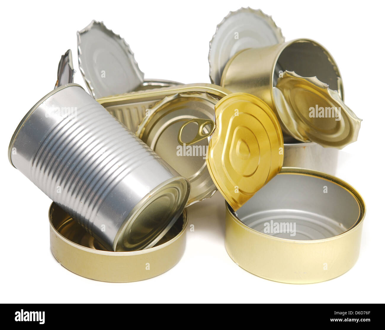 Boîte de conserve cabossée Banque de photographies et d’images à haute ...