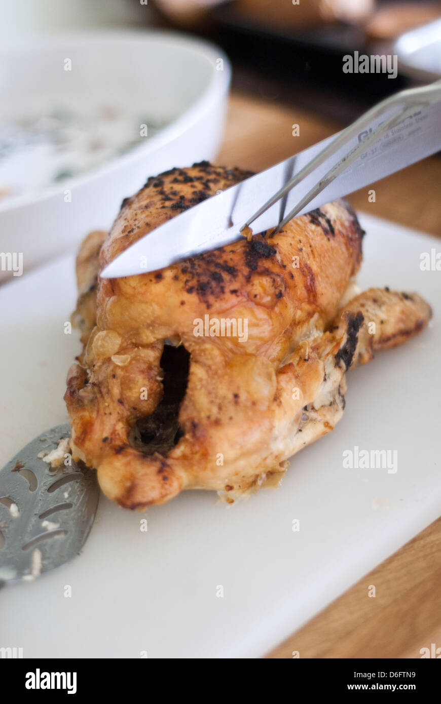 Poulets rôtis Banque de photographies et d’images à haute résolution ...