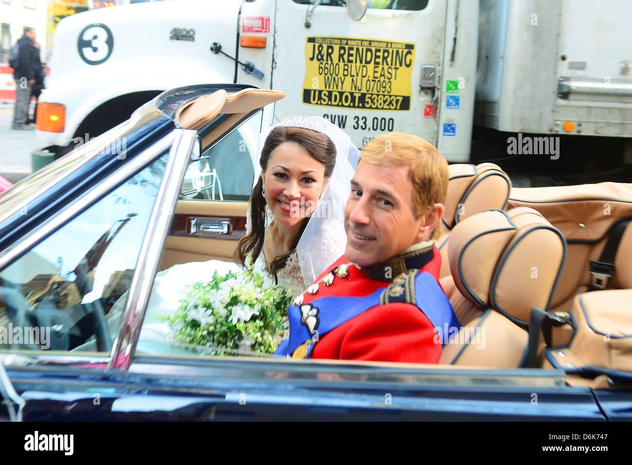 Matt Lauer et Ann Curry s'habiller comme le Prince William et Catherine ...