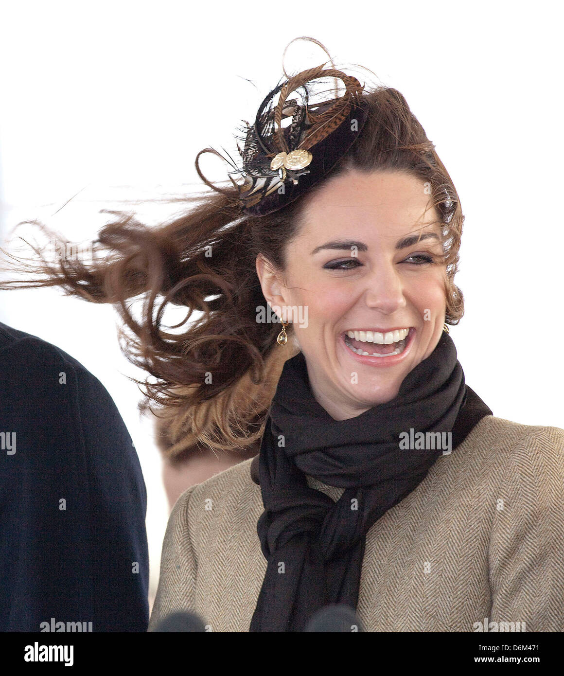 Le Prince William de la Grande-Bretagne avec son fiancé Catherine (Kate ...