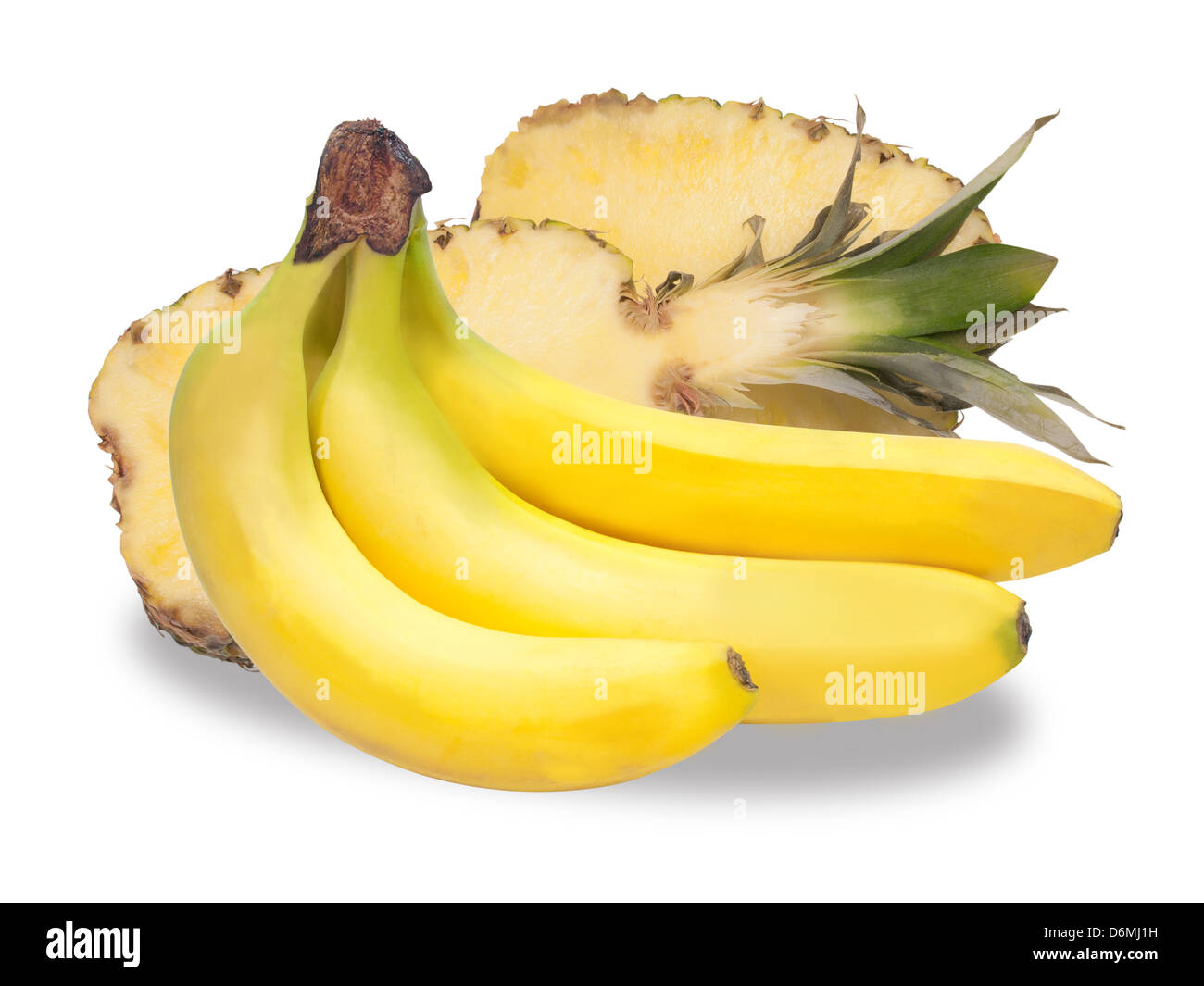 Tropical fruits banana ananas Banque de photographies et d’images à ...