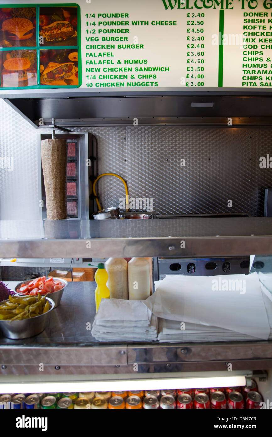 Doner Kebab Shop Banque d'image et photos - Alamy