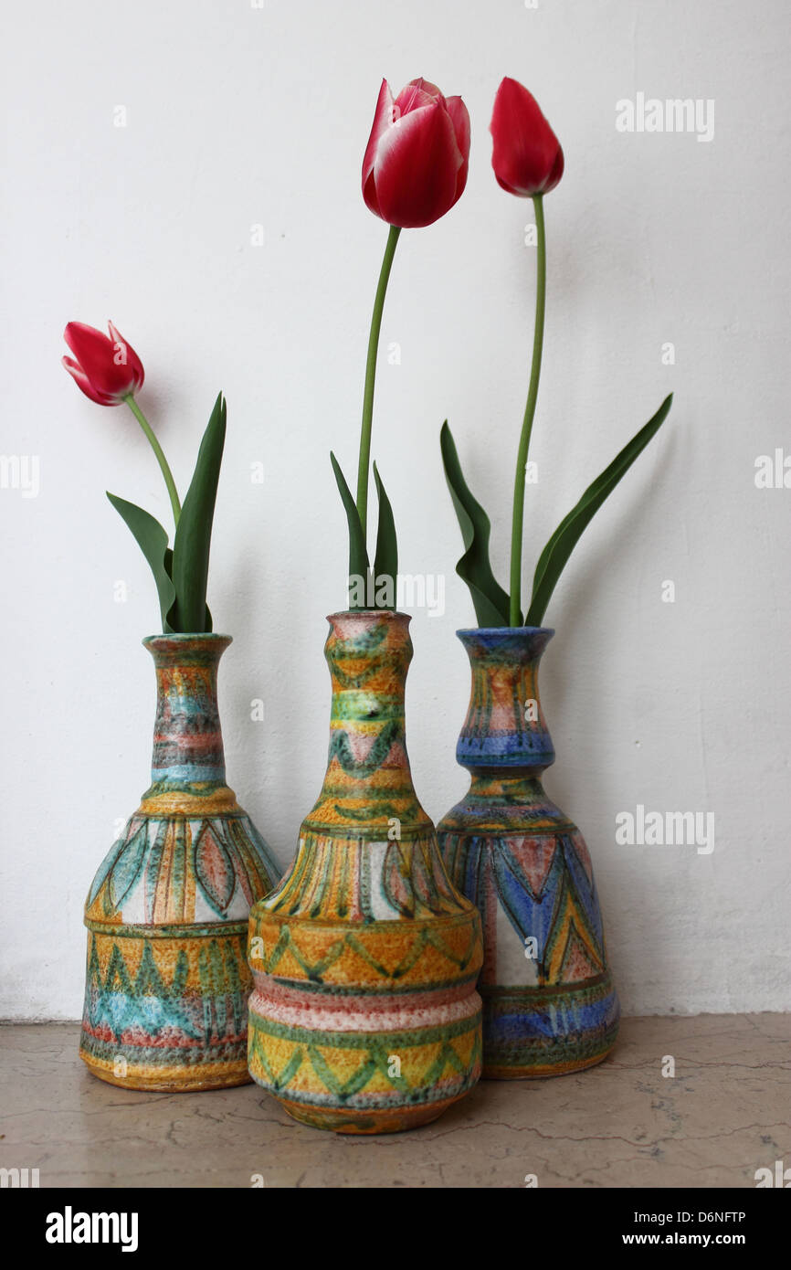 Three vases Banque de photographies et d’images à haute résolution - Alamy