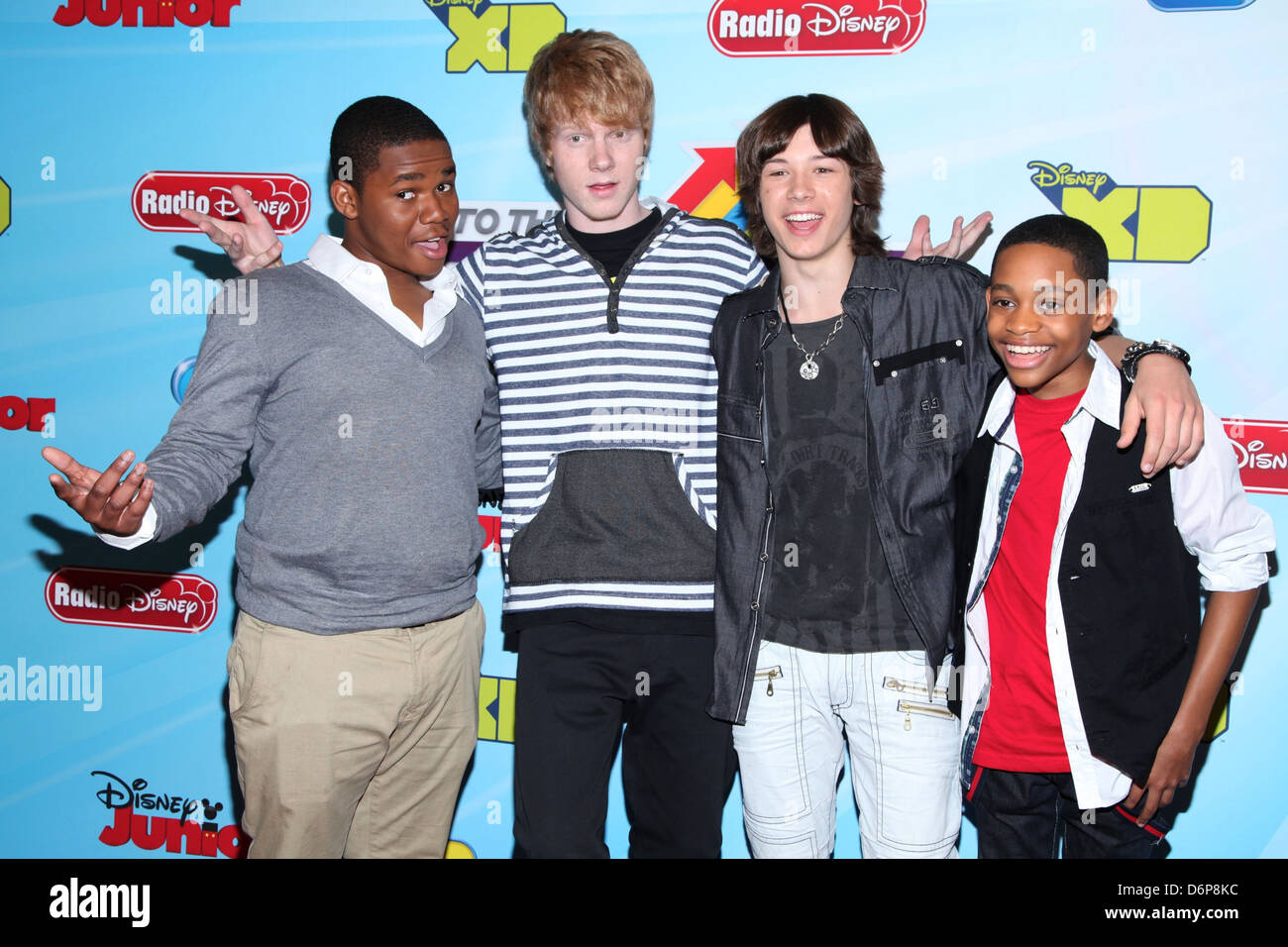 Doc Shaw, Adam Hicks, Leo Howard et Tyler James Williams 2012-13 Disney ...