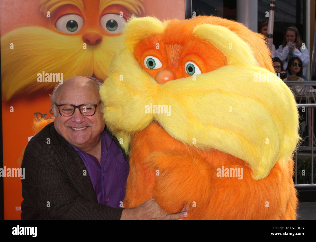Danny DeVito, Lorax La première de 'l'Lorax" tenue à l'Universal ...