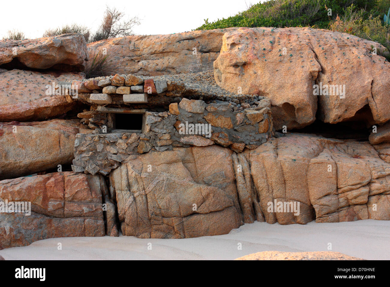 Taiwan Taipei County, vue de l'ancien bunker militaire Photo Stock - Alamy