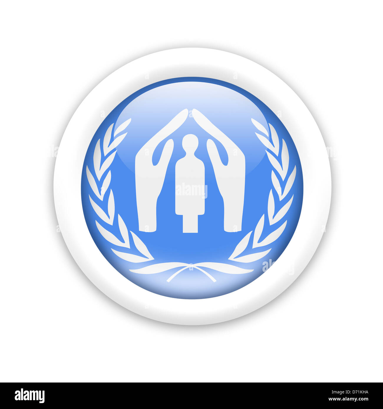 Unhcr un refugee agency logo Banque d'images détourées - Alamy