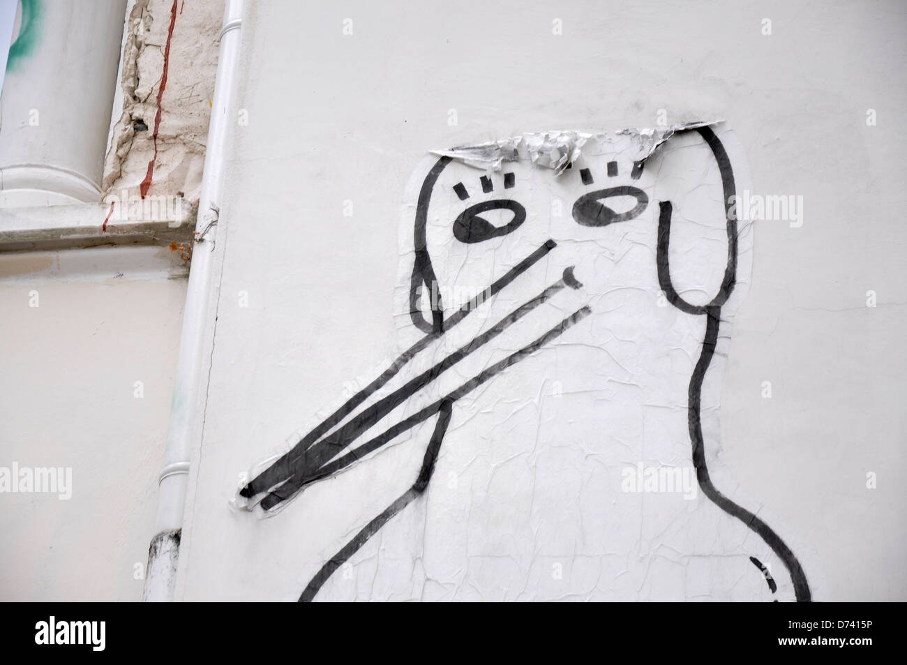 Graffiti mur paris graphic Banque de photographies et d’images à haute ...