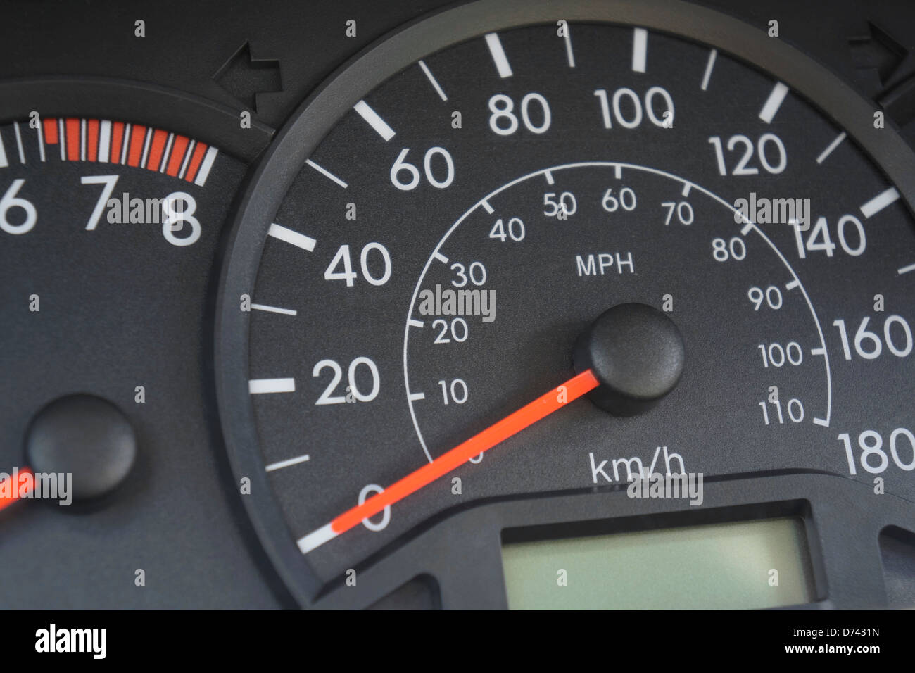 Compteur de vitesse voiture Banque de photographies et d’images à haute ...