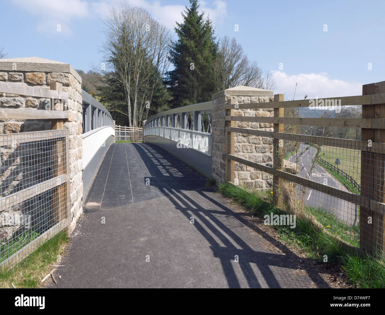 Piste cyclable du sentier de wray valley Banque de photographies et d ...