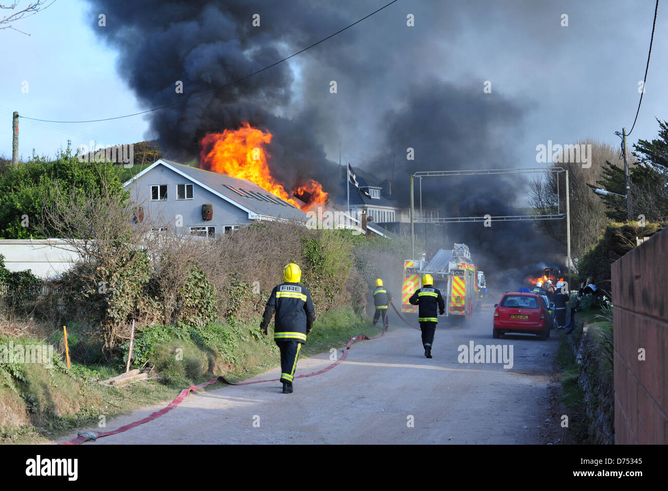 Brigade d'intervention d'urgence cornwall Banque de photographies et d ...