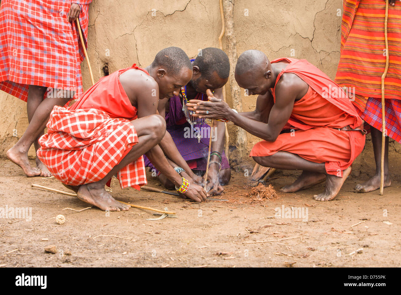 Maasai tribe jump Banque de photographies et d’images à haute ...
