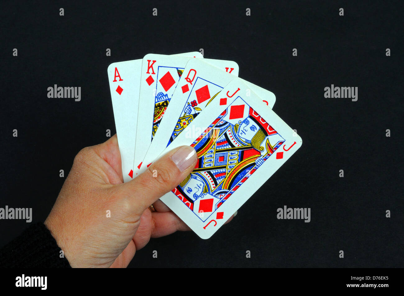 Valet de carreau carte à jouer Banque de photographies et d’images à ...