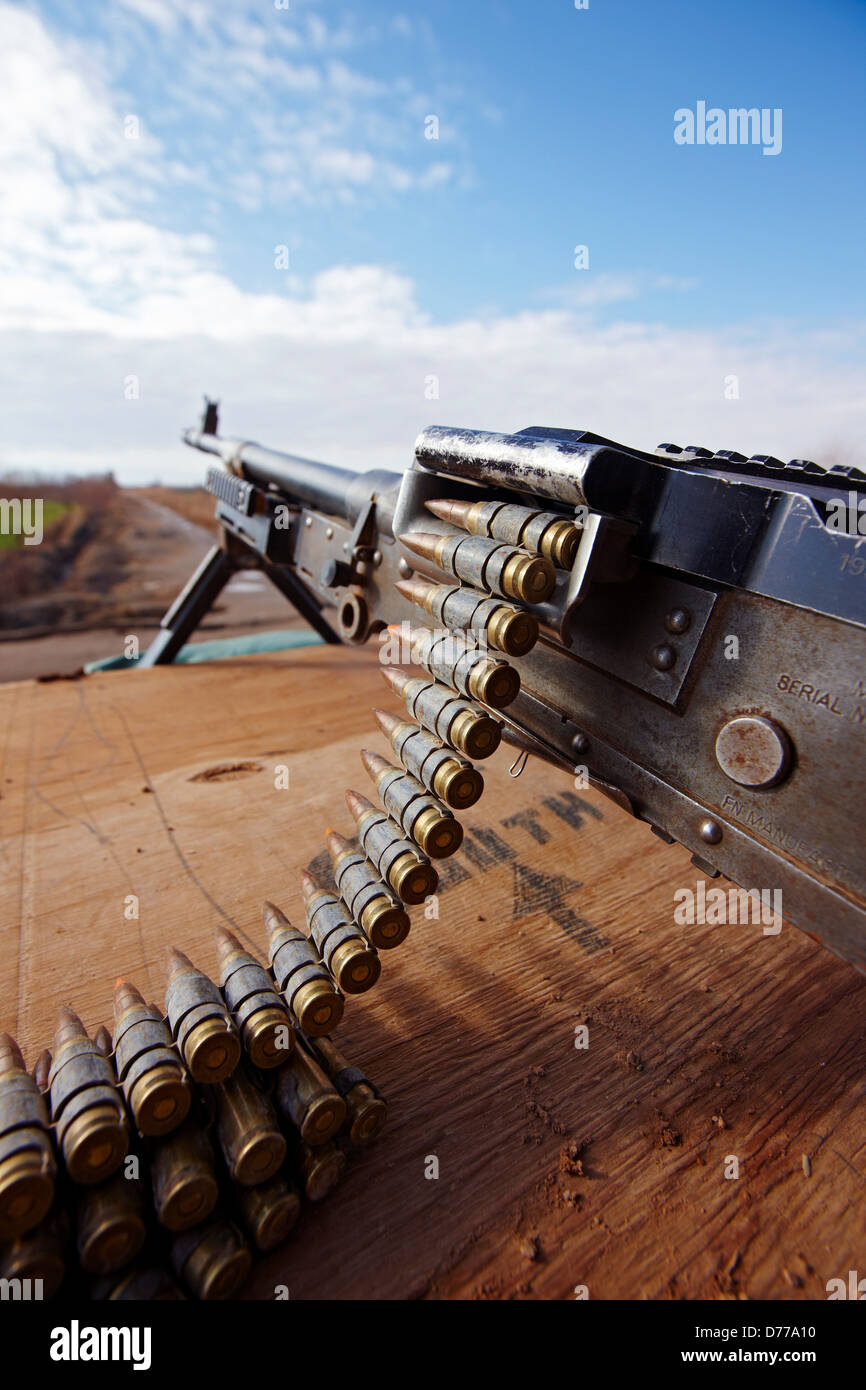 M240b medium machine gun Banque de photographies et d’images à haute ...
