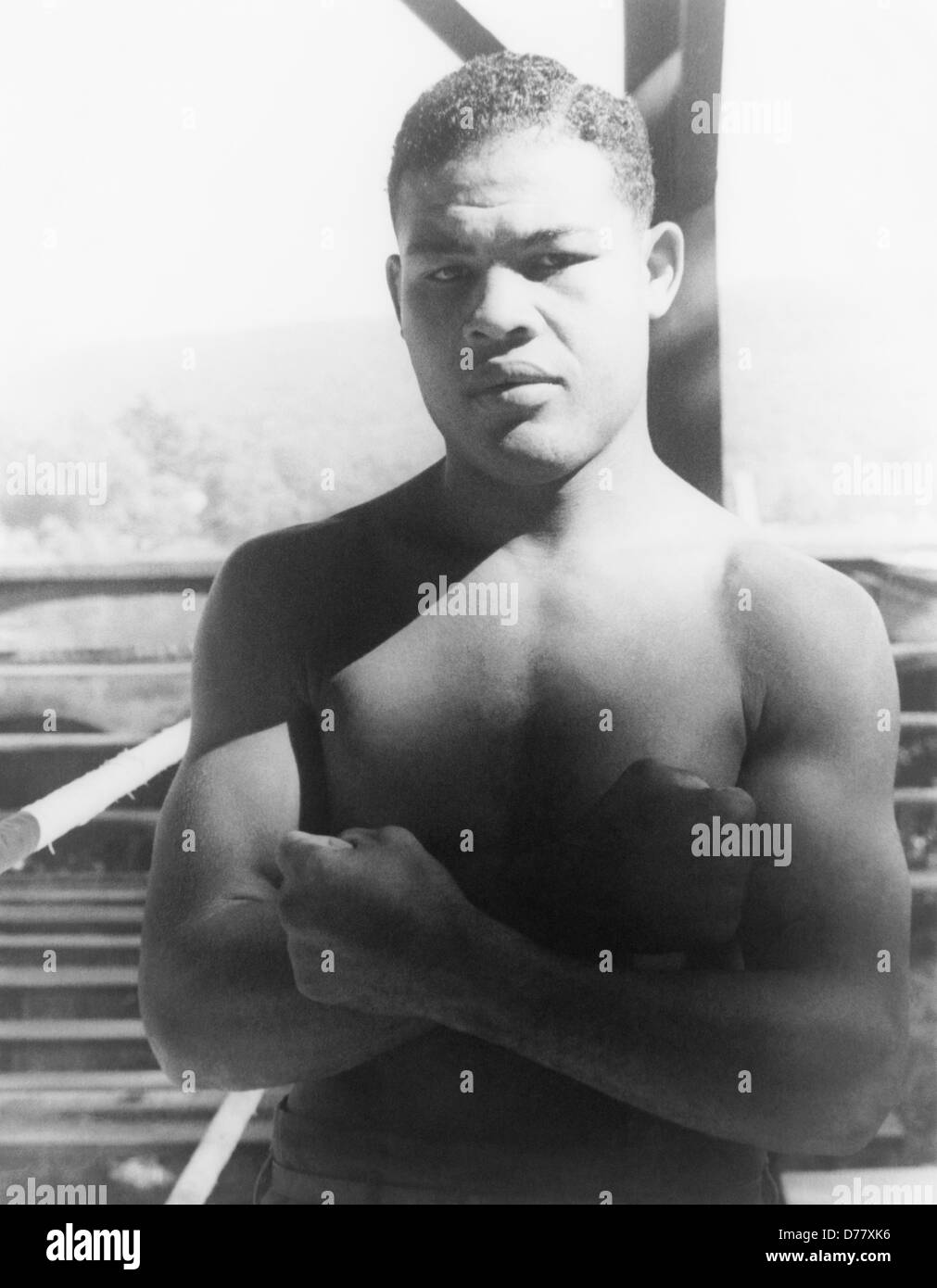 Photo vintage du boxeur Joe Louis (1914 – 1981) – Louis, connu sous le ...