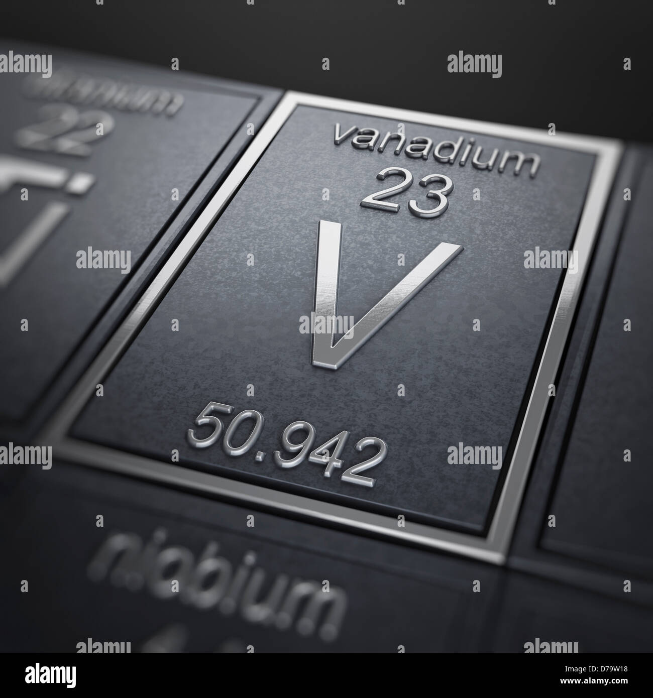 Vanadium periodic table Banque d'image et photos - Alamy