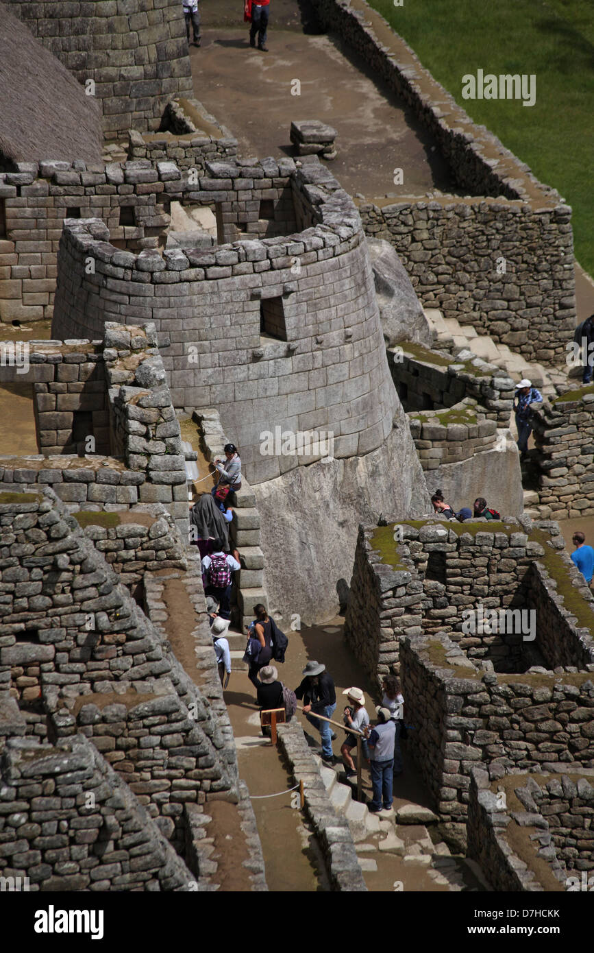El templo del sol inca Banque de photographies et d’images à haute ...