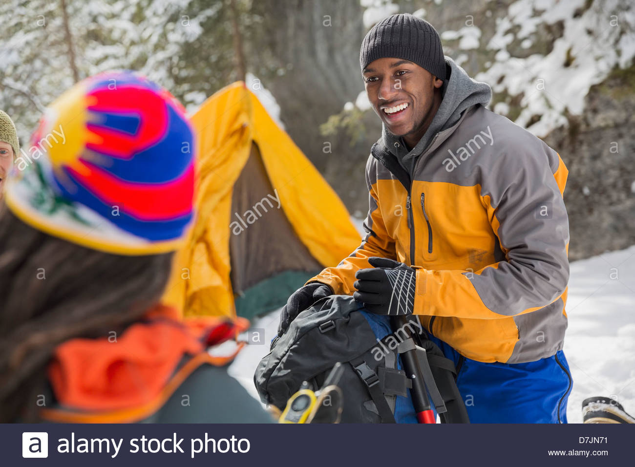 Camping de groupe Banque de photographies et d’images à haute ...
