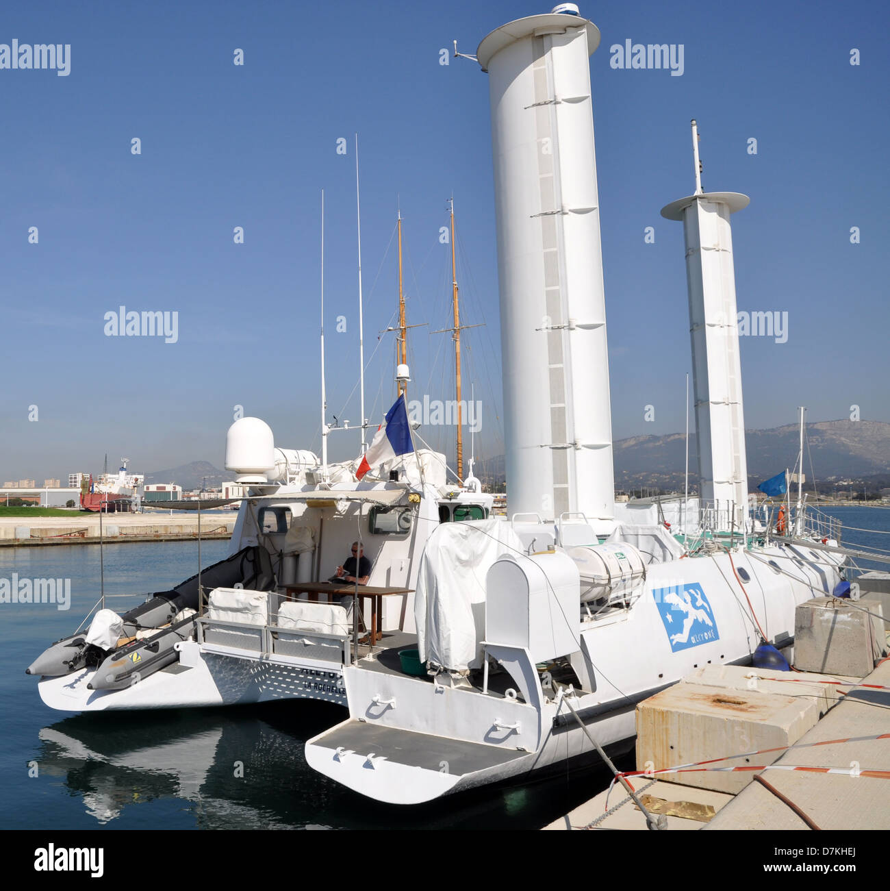 Alcyone boat jacques cousteau turbo Banque de photographies et d’images ...