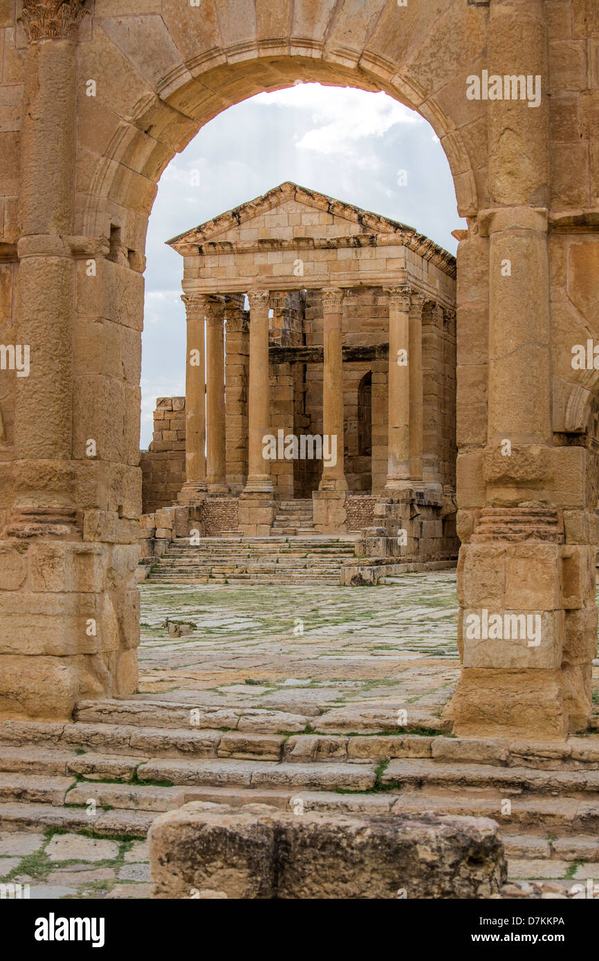 Jupiter temple sbeitla tunisia Banque de photographies et d’images à ...