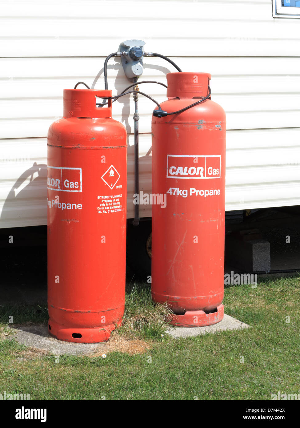 Bouteilles de gaz propane Banque de photographies et d’images à haute ...