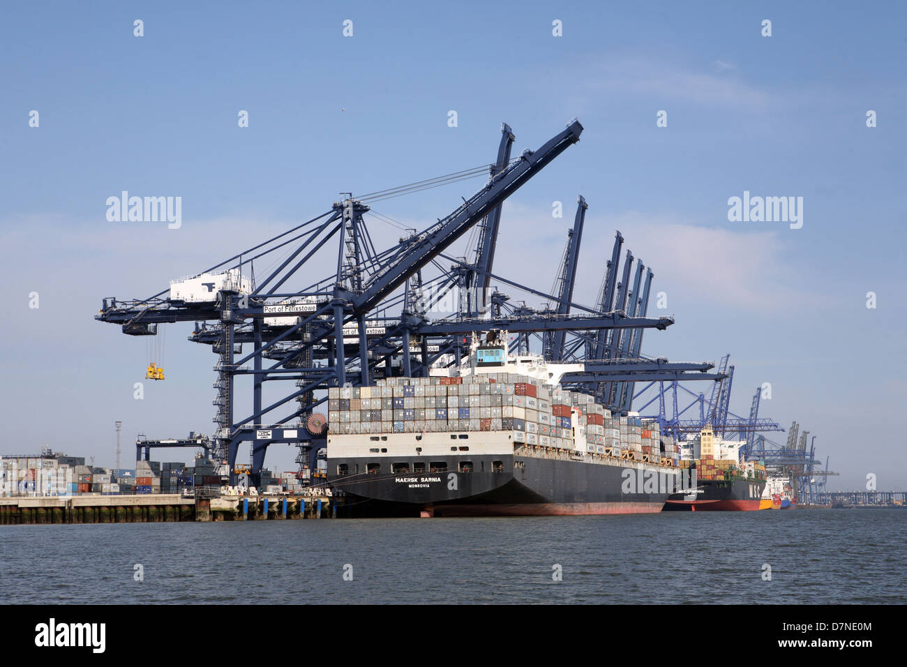Trinity container terminal port de felixstowe Banque de photographies ...