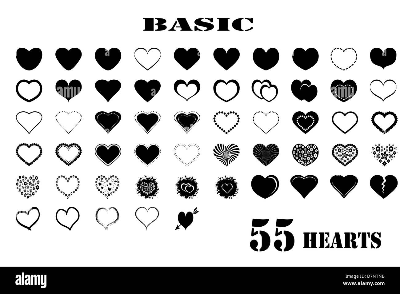 Symbole du coeur Photo Stock - Alamy