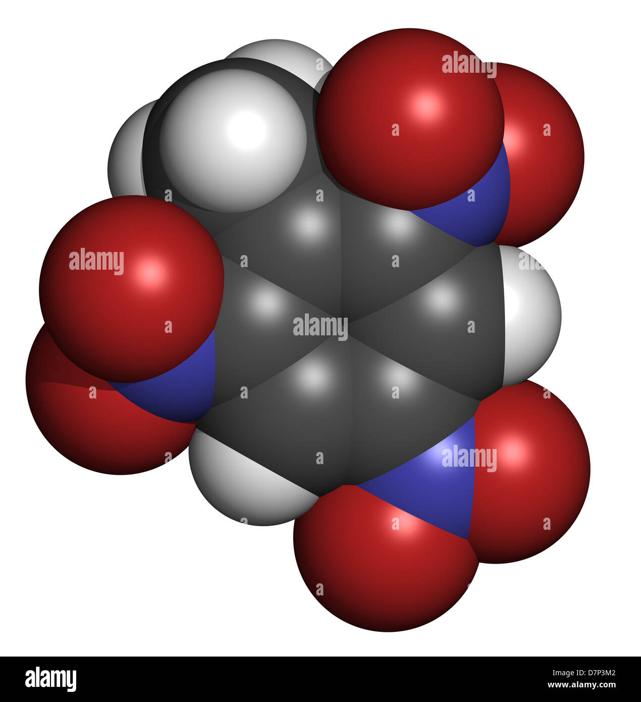 Trinitrotoluene Tnt Explosive Molecule Banque d'image et photos - Alamy