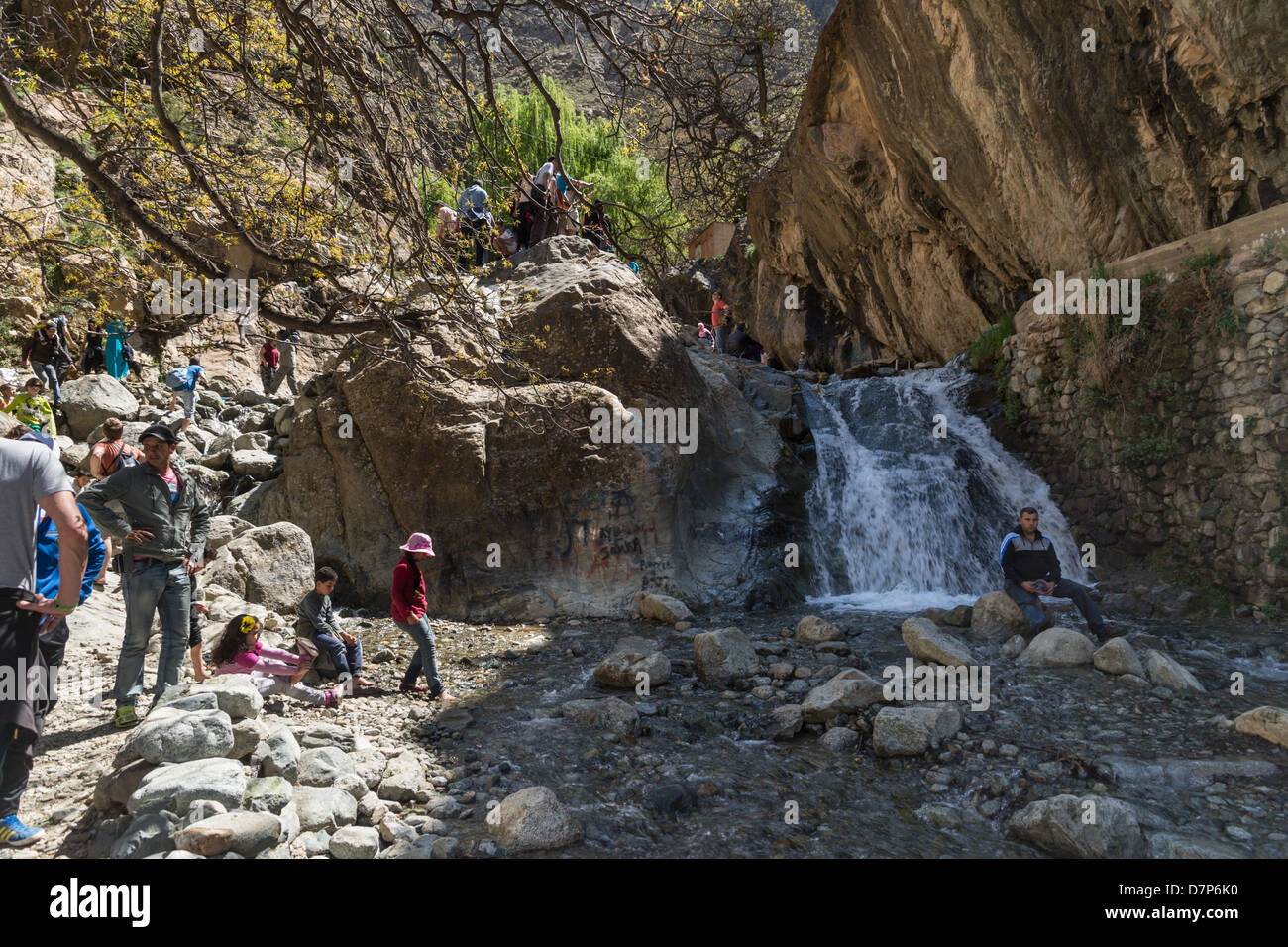 Chutes cascade ourika atlas maroc Banque de photographies et d’images à ...