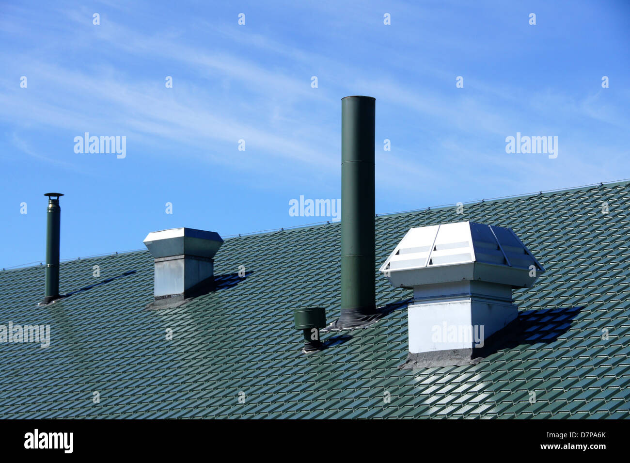 Vent roof ventilation Banque de photographies et d’images à haute ...