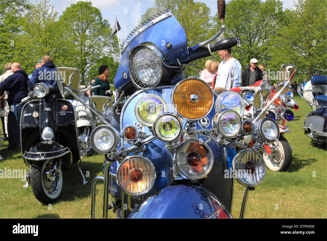 Mods Londres Vespa Bretagne Banque d'image et photos - Alamy