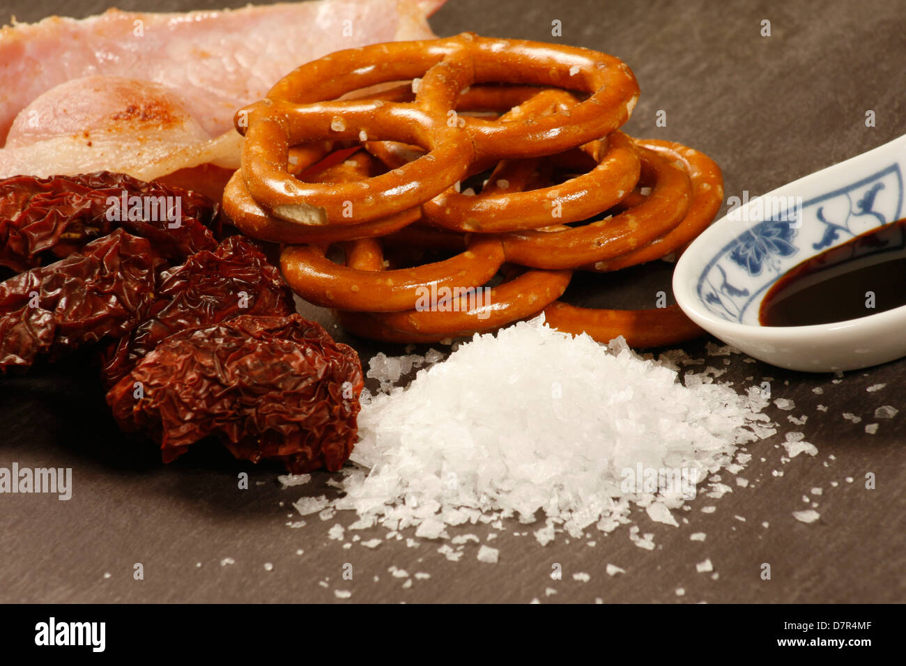 Aliments salés Banque de photographies et d’images à haute résolution ...