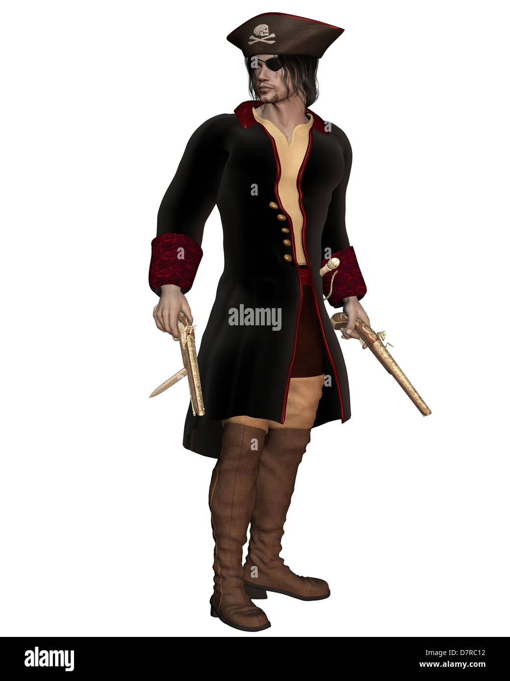 Capitaine pirate Banque de photographies et d’images à haute résolution ...