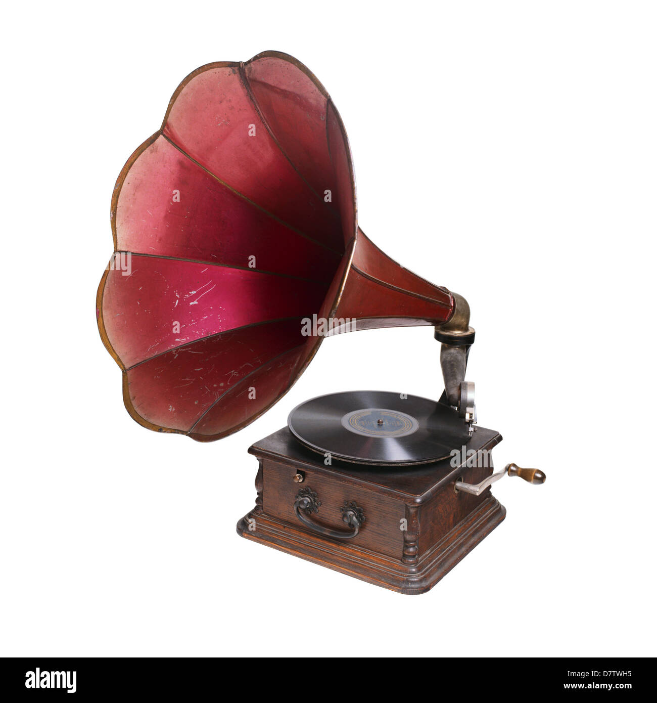 Joueur de gramophone Banque d'images détourées - Alamy