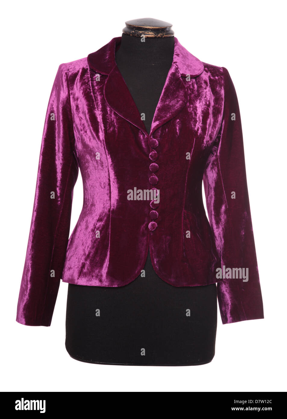 Robe en velours violet Banque de photographies et d’images à haute ...