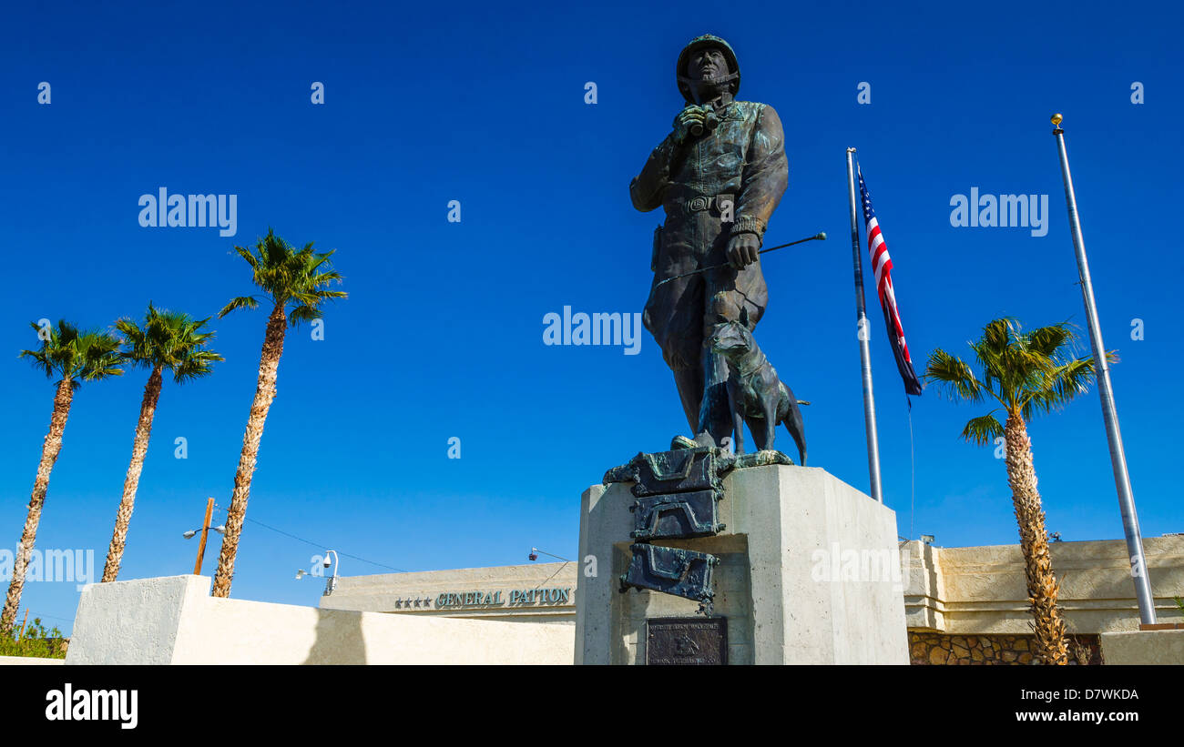 Statue du général Patton, General Patton Memorial Museum, Indio ...