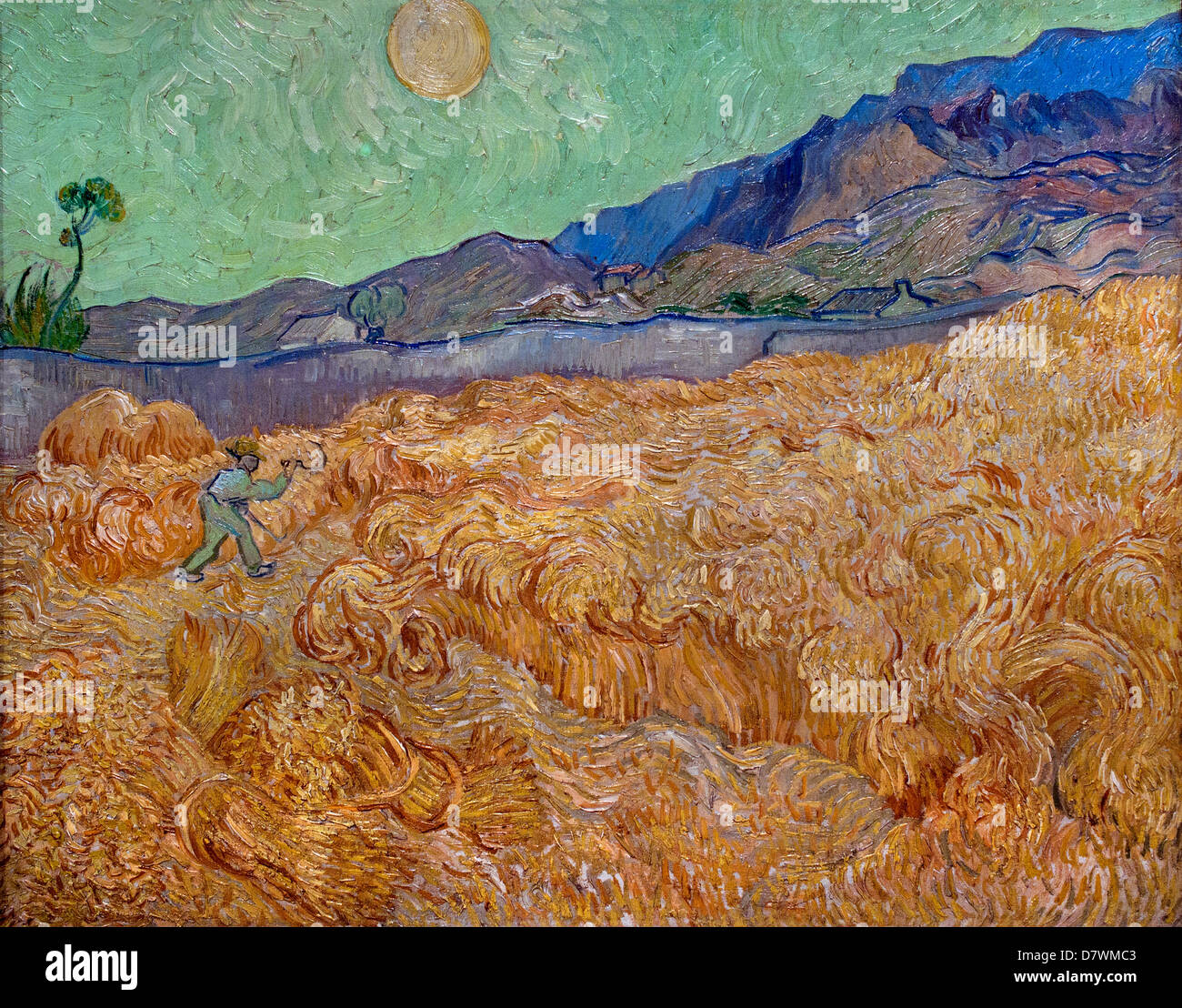 Le moissonneur van gogh Banque de photographies et d’images à haute ...