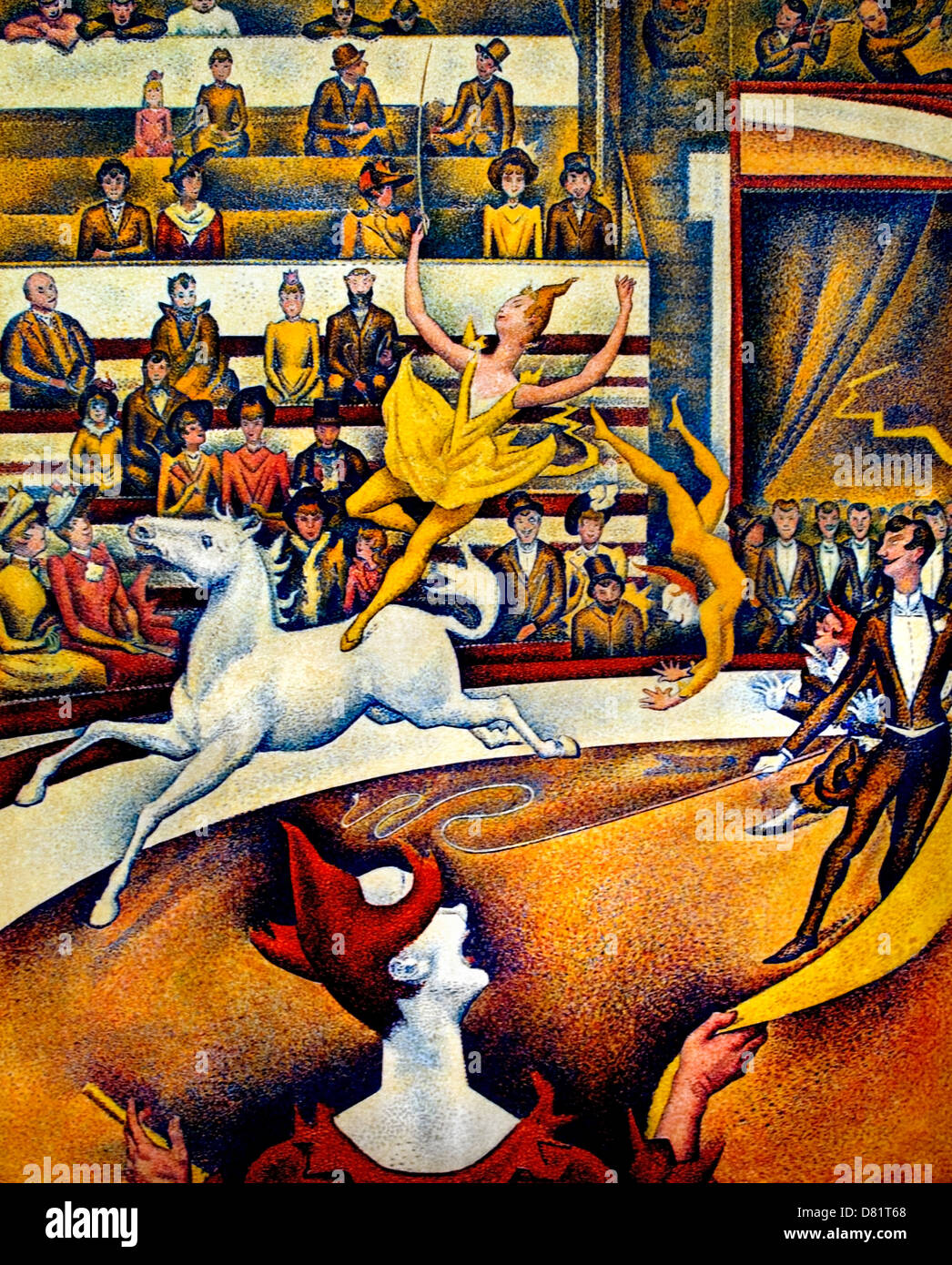 Le Cirque de Georges Seurat 1859 -1891 Français France Photo Stock - Alamy