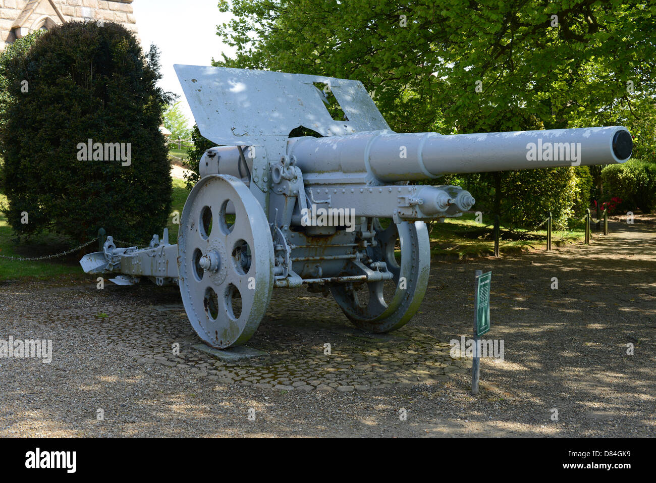 Canon de campagne militaire WW1 Photo Stock - Alamy