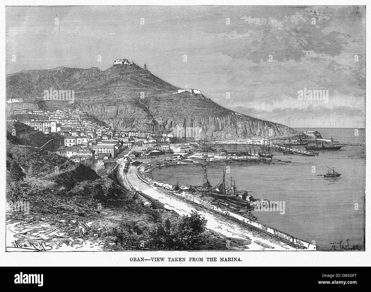 Oran algeria Banque d'images noir et blanc - Alamy