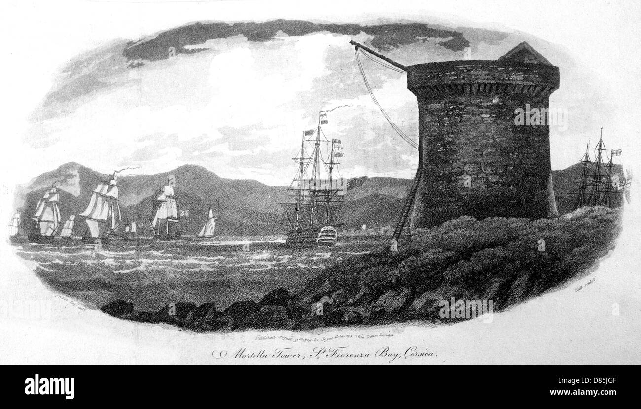 19th century martello tower Banque de photographies et d’images à haute ...