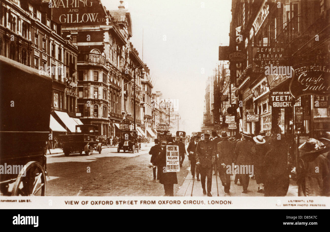 Oxford street 1920s Banque de photographies et d’images à haute ...