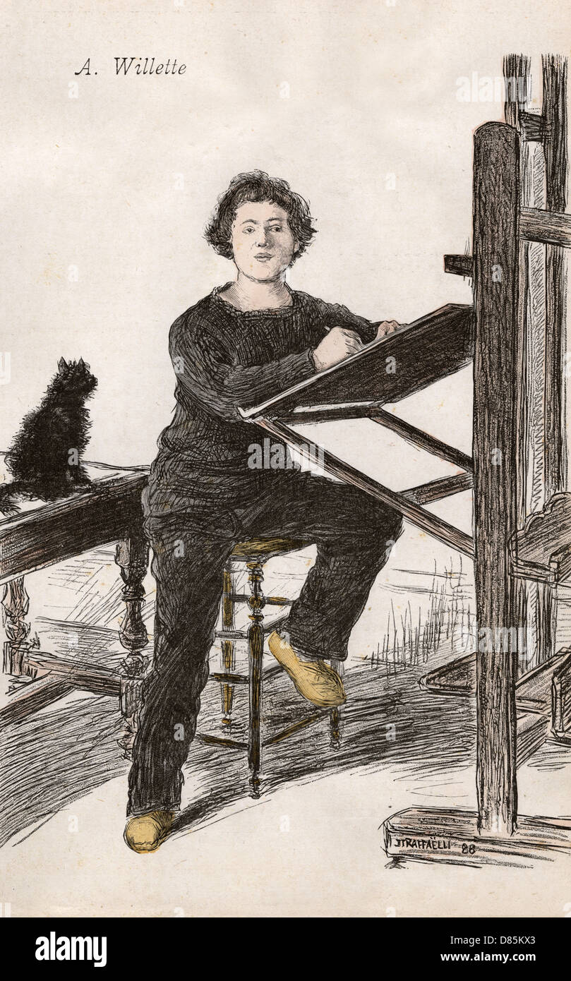 Adolphe willette french Banque de photographies et d’images à haute ...
