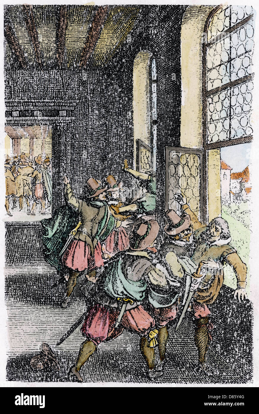 The defenestration of prague Banque de photographies et d’images à ...